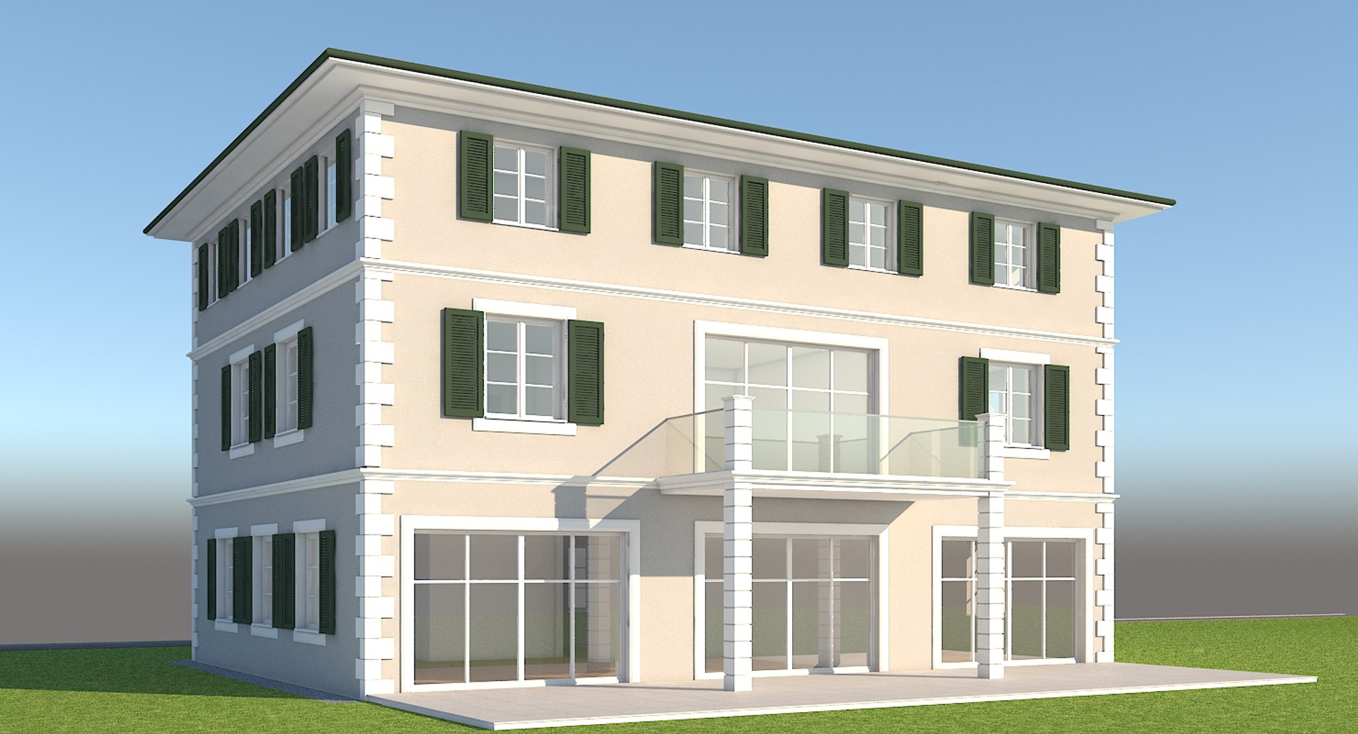 Building House Home 3d Obj