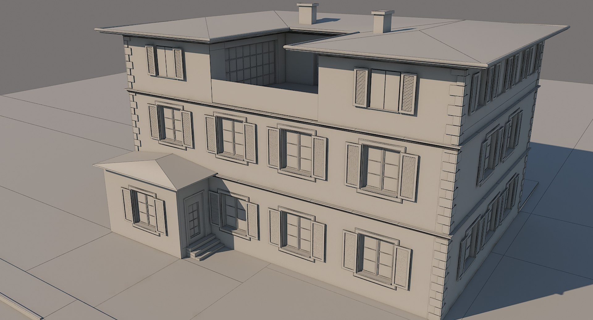Building House Home 3d Obj
