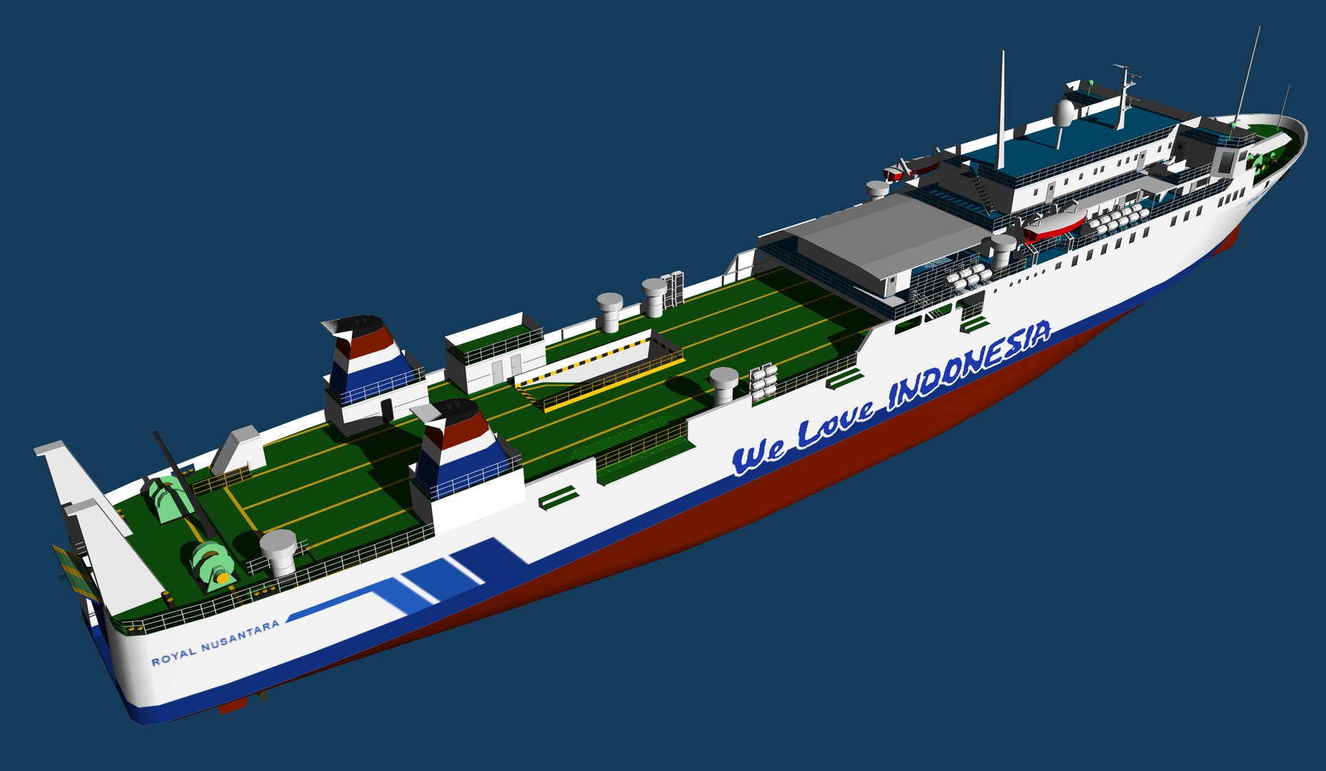 3D MV ROYAL NUSANTARA Model - TurboSquid 2078870
