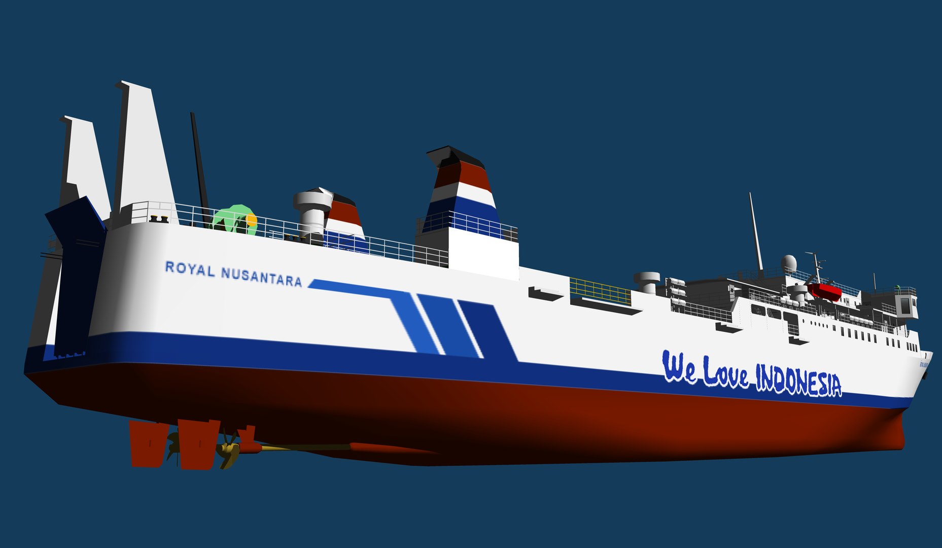 3D MV ROYAL NUSANTARA Model - TurboSquid 2078870