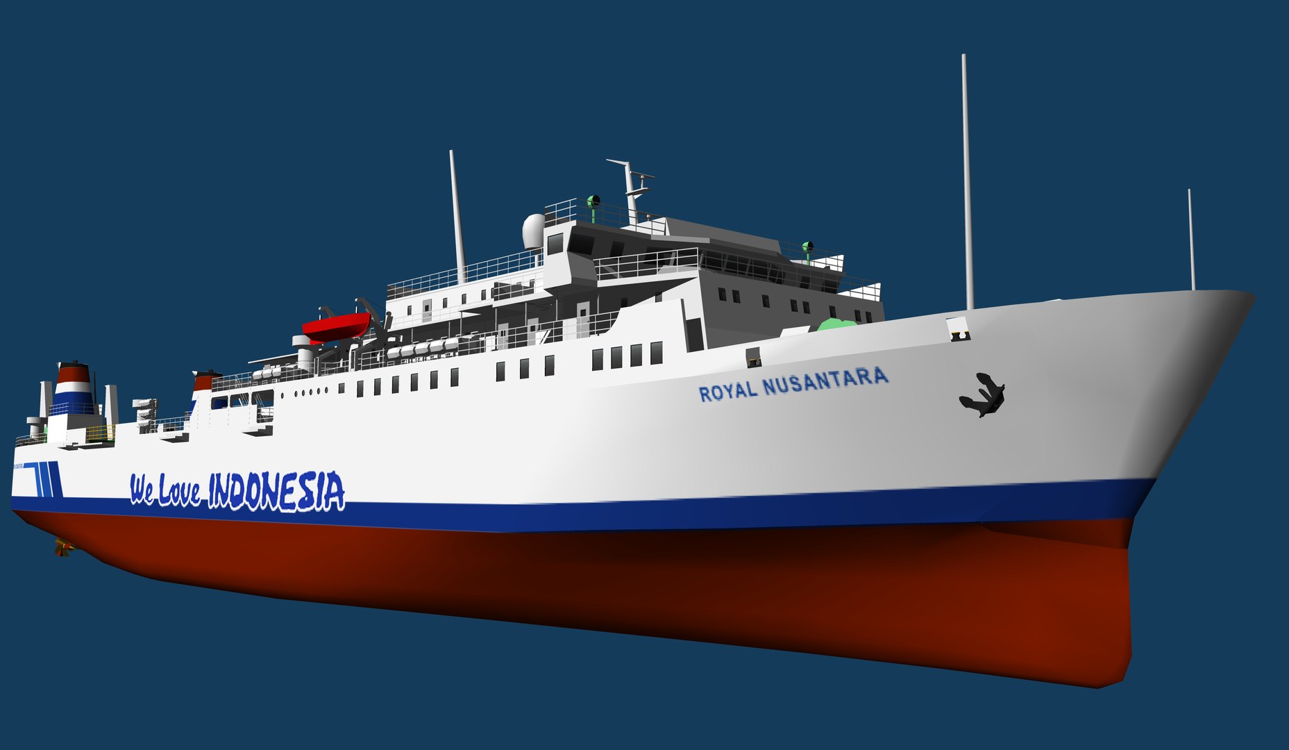 3D MV ROYAL NUSANTARA Model - TurboSquid 2078870
