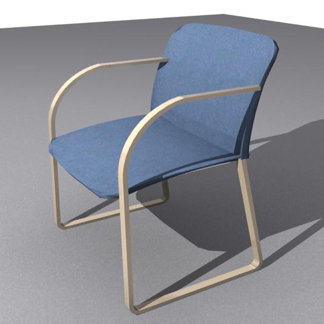 3d model chair library office
