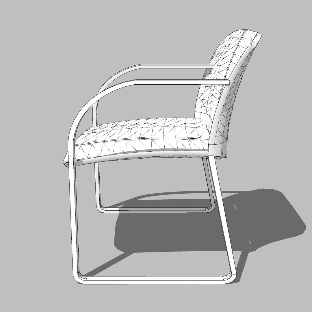 3d model chair library office