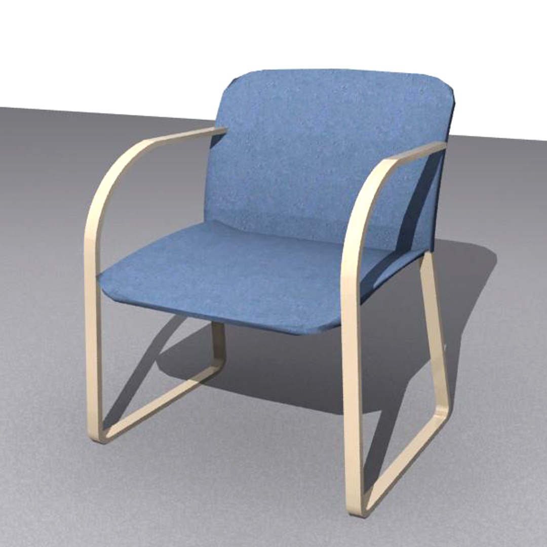 3d model chair library office