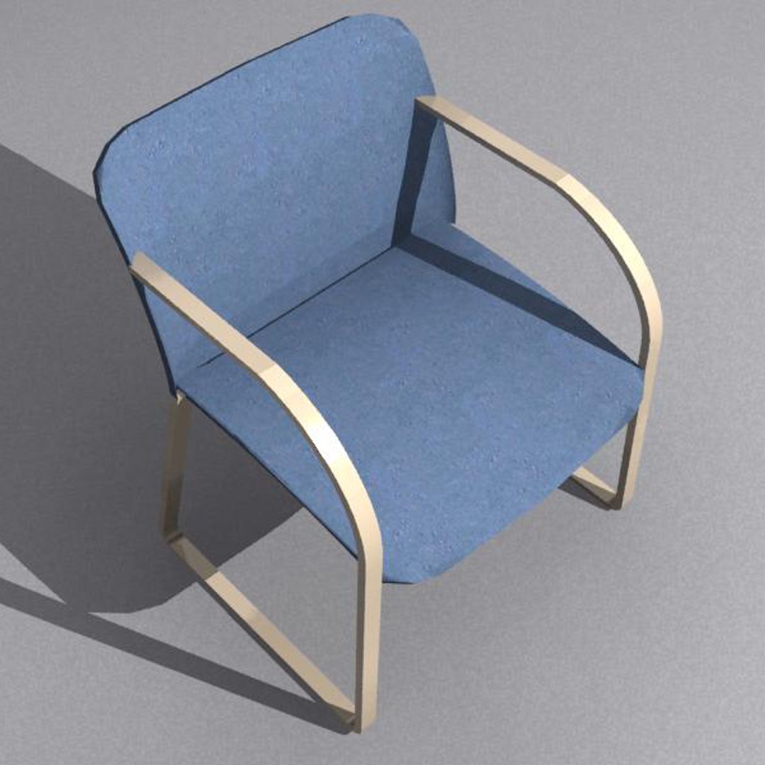 3d model chair library office