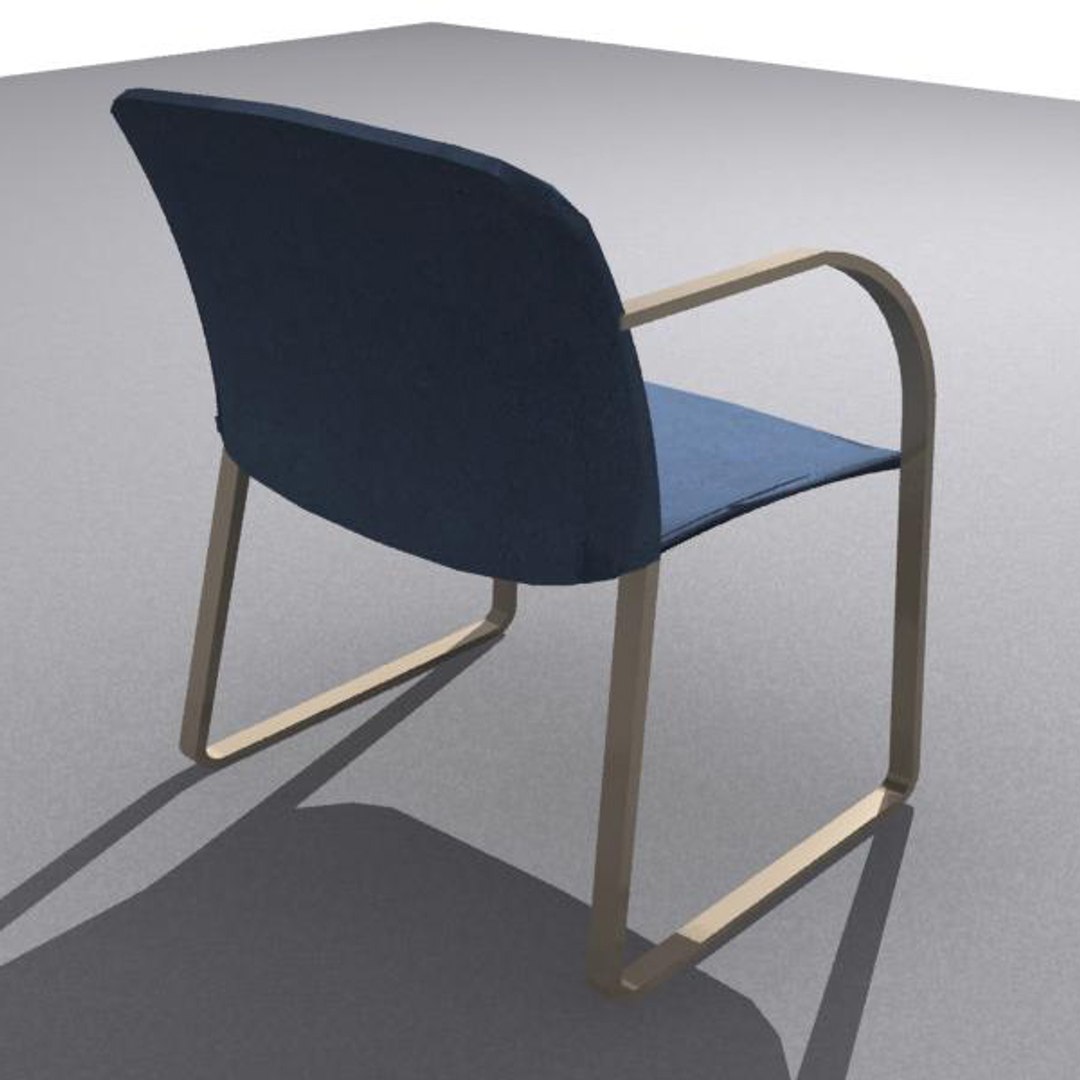 3d model chair library office