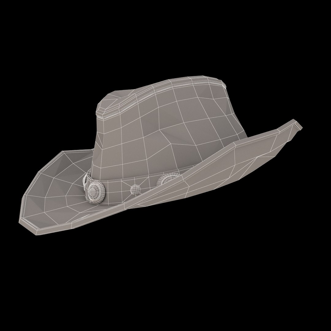 3d Cowboy Hat Model
