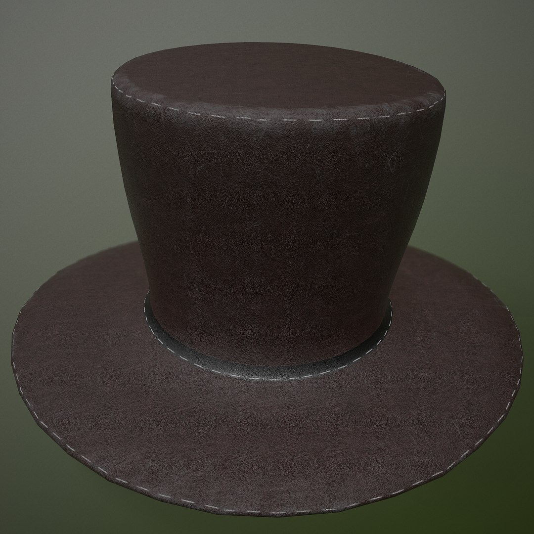 Cylindrical Hat 3D Model - TurboSquid 2051561