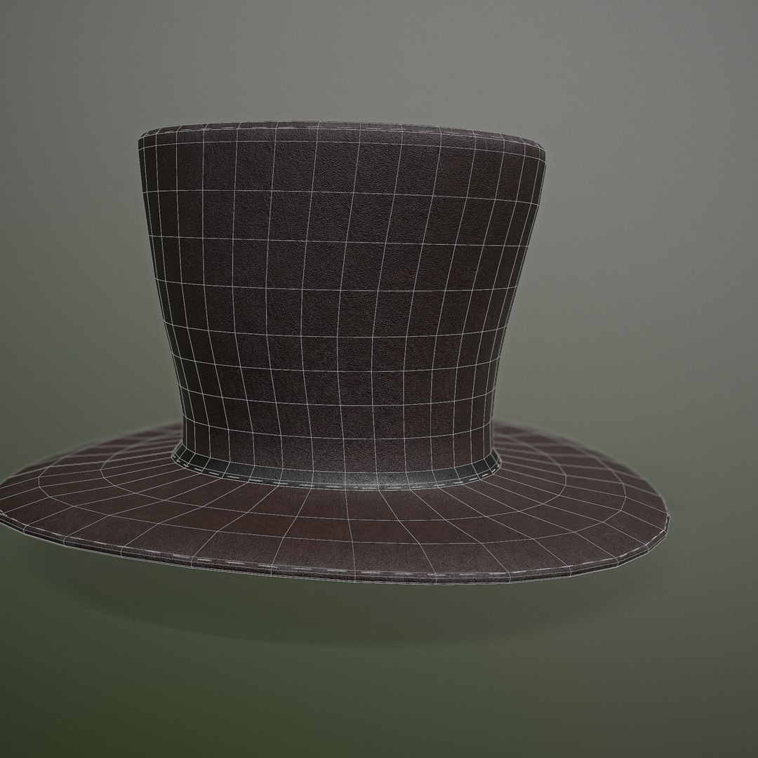 Cylindrical Hat 3D Model - TurboSquid 2051561