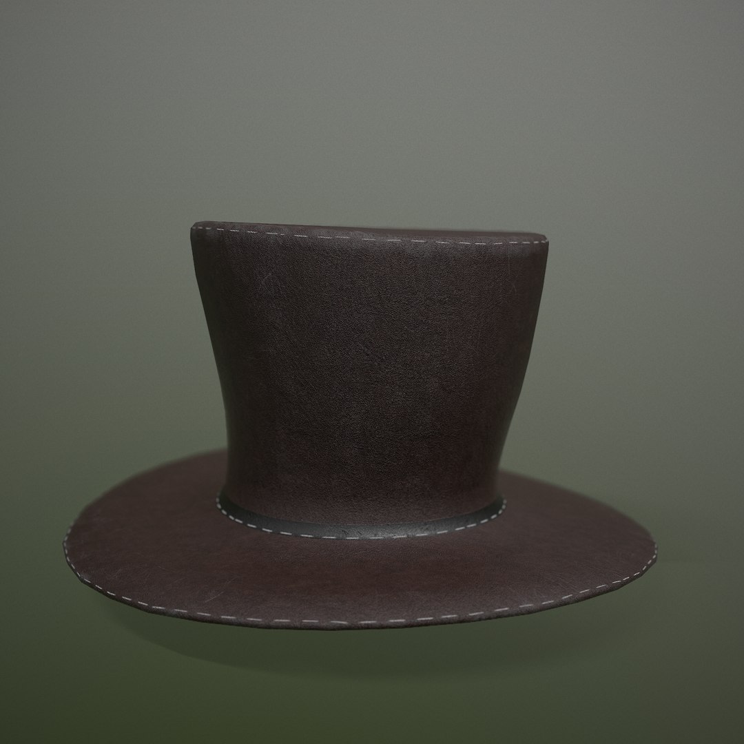 Cylindrical Hat 3D Model - TurboSquid 2051561
