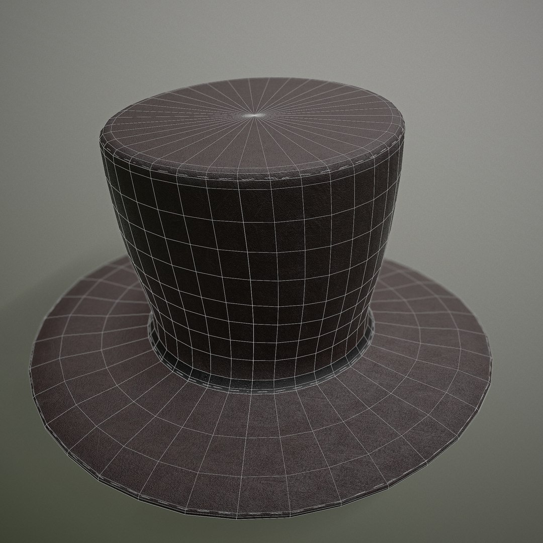 Cylindrical Hat 3D Model - TurboSquid 2051561