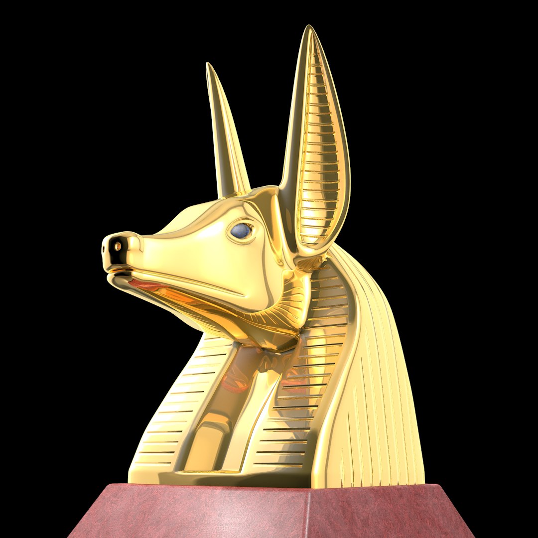 cinema4d anubis bust
