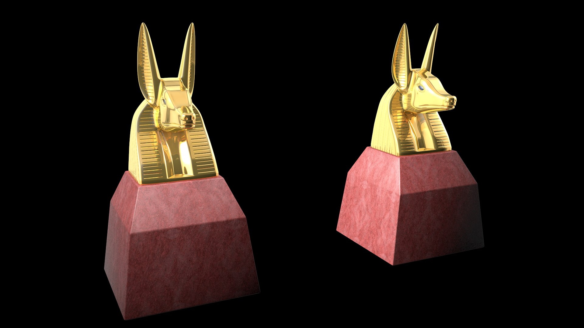 cinema4d anubis bust