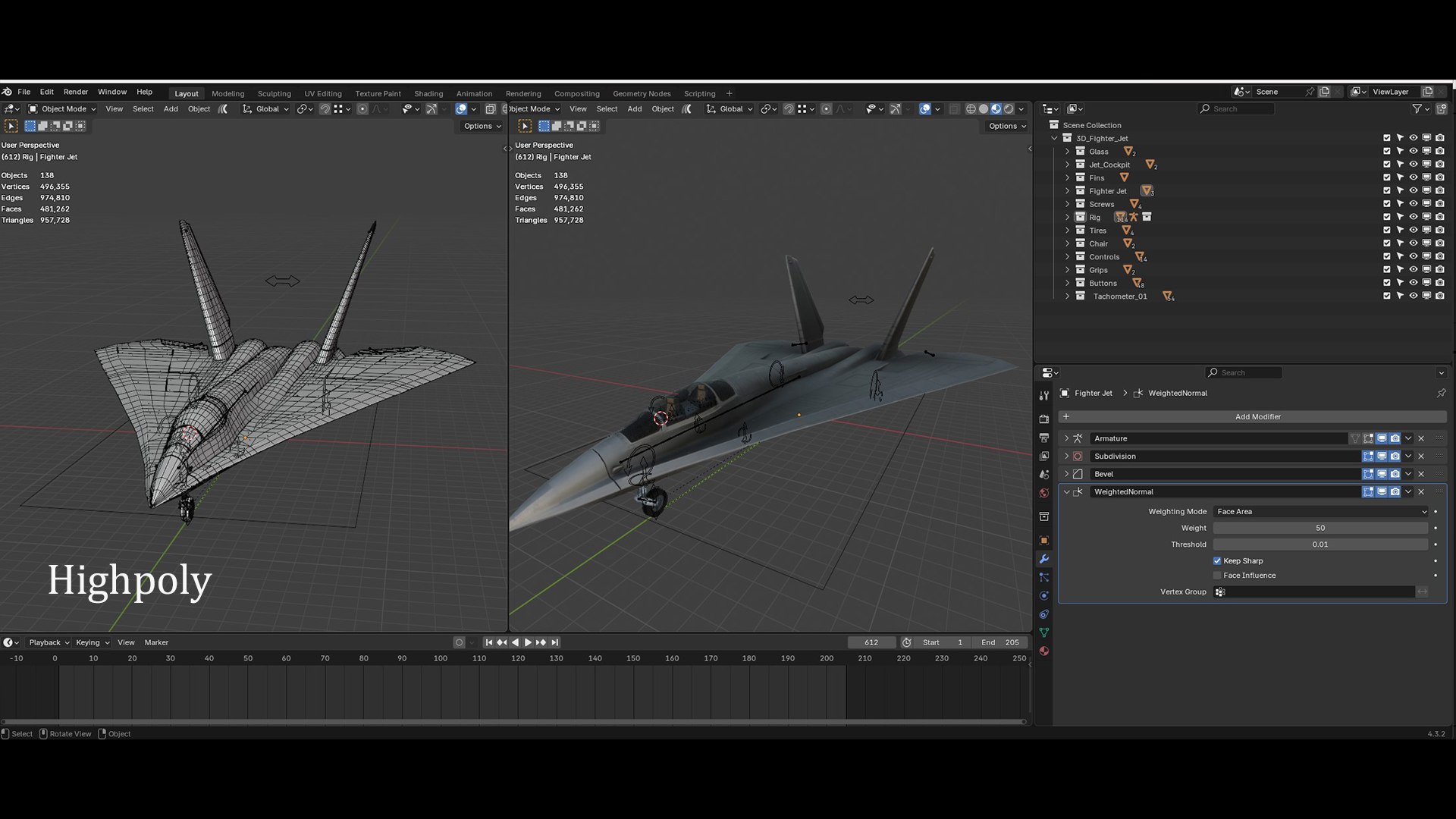 3D Futuristic Military Aircraft Design Model - TurboSquid 2394573