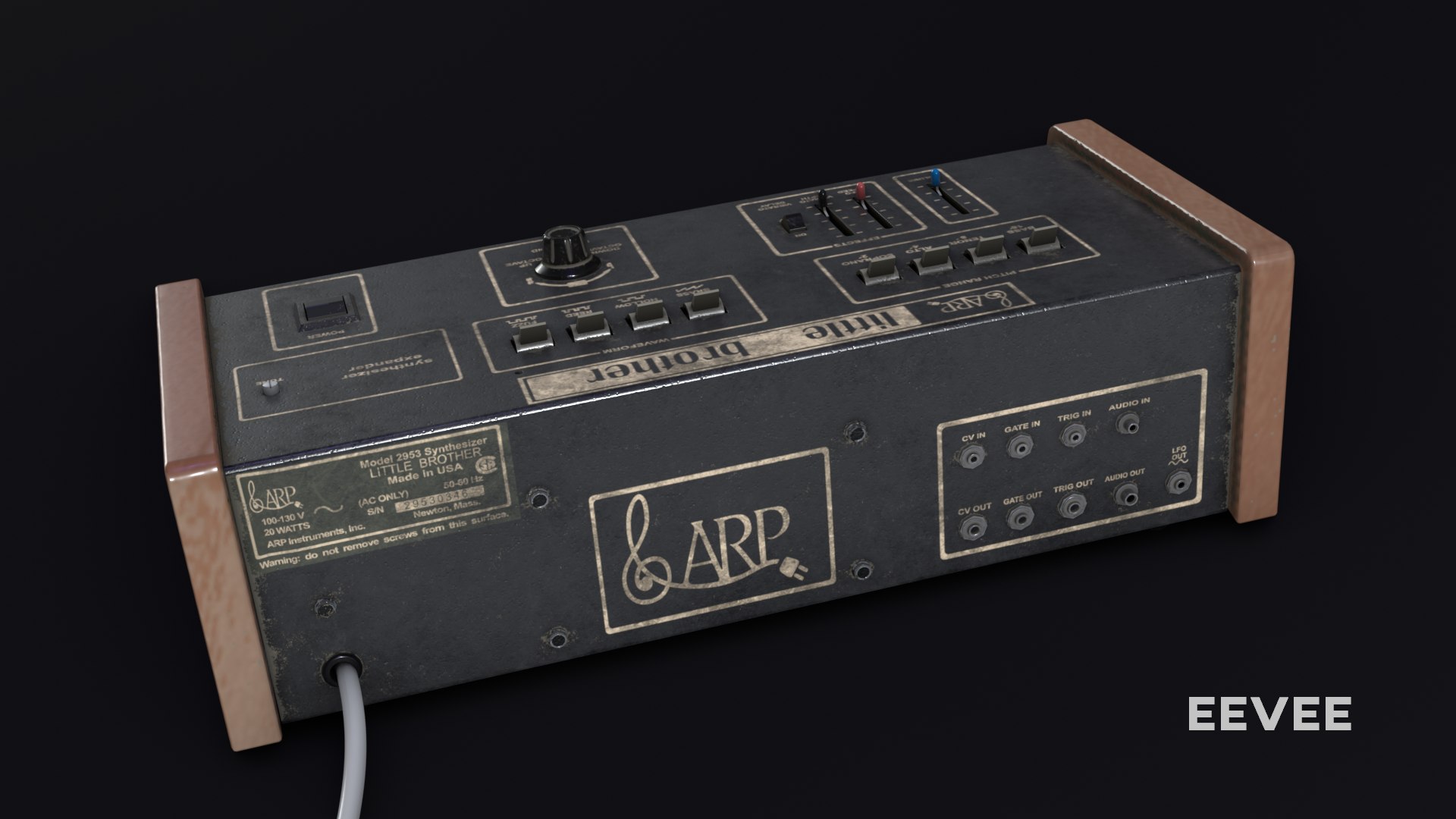 Arp Little Brother Vintage 3D Model - TurboSquid 1576570