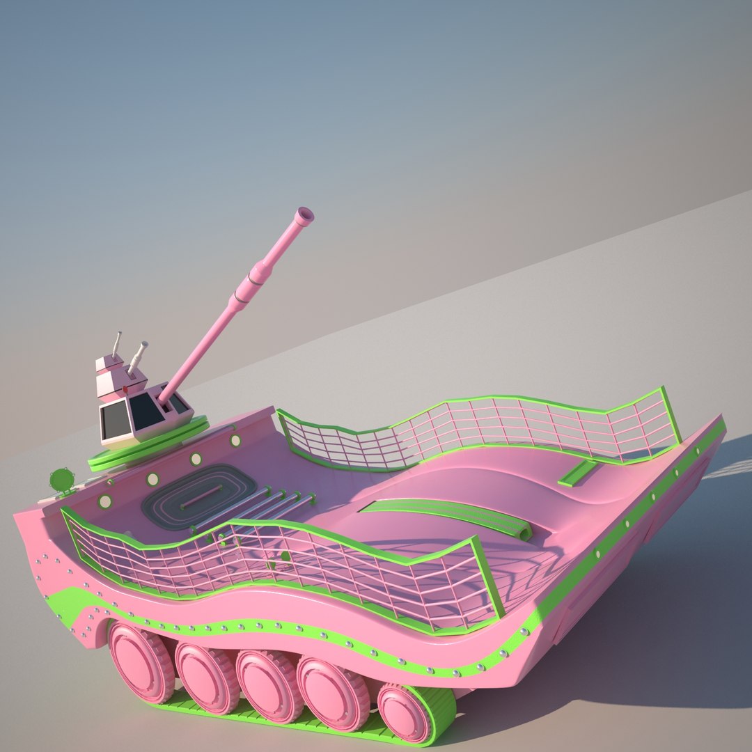Scifi Fresh Tank Model - TurboSquid 1222221