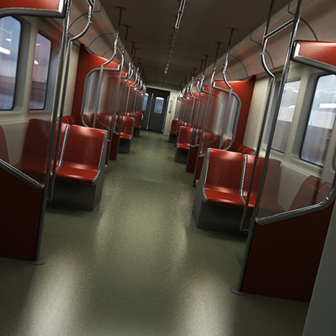 T1 Train Interior 3d Model