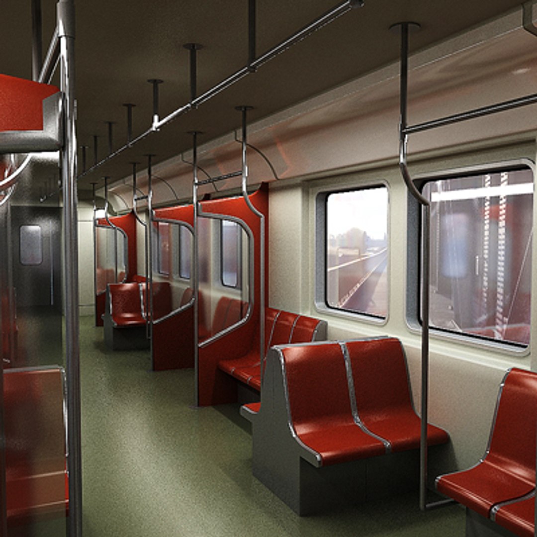 T1 Train Interior 3d Model