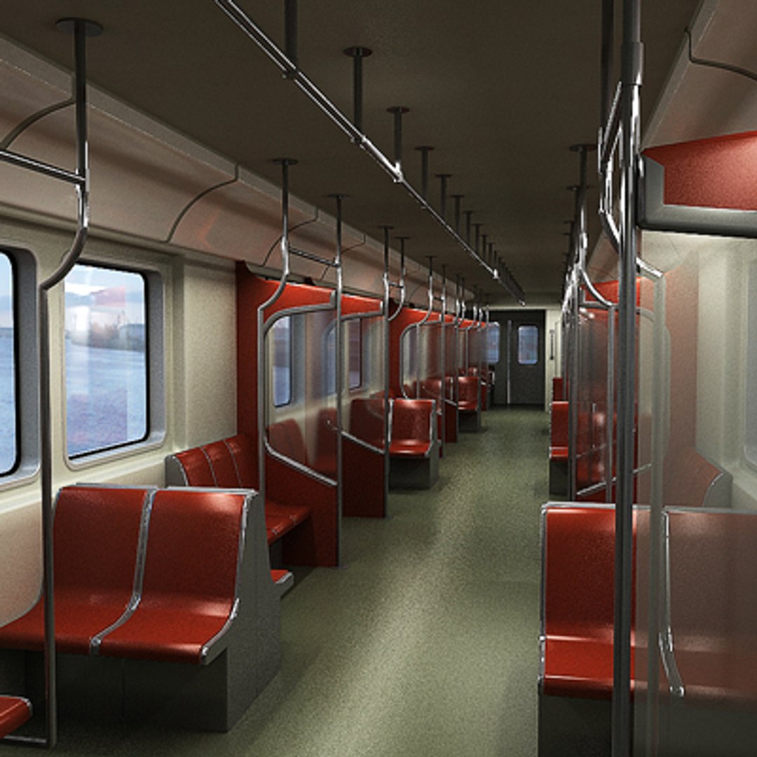T1 Train Interior 3d Model