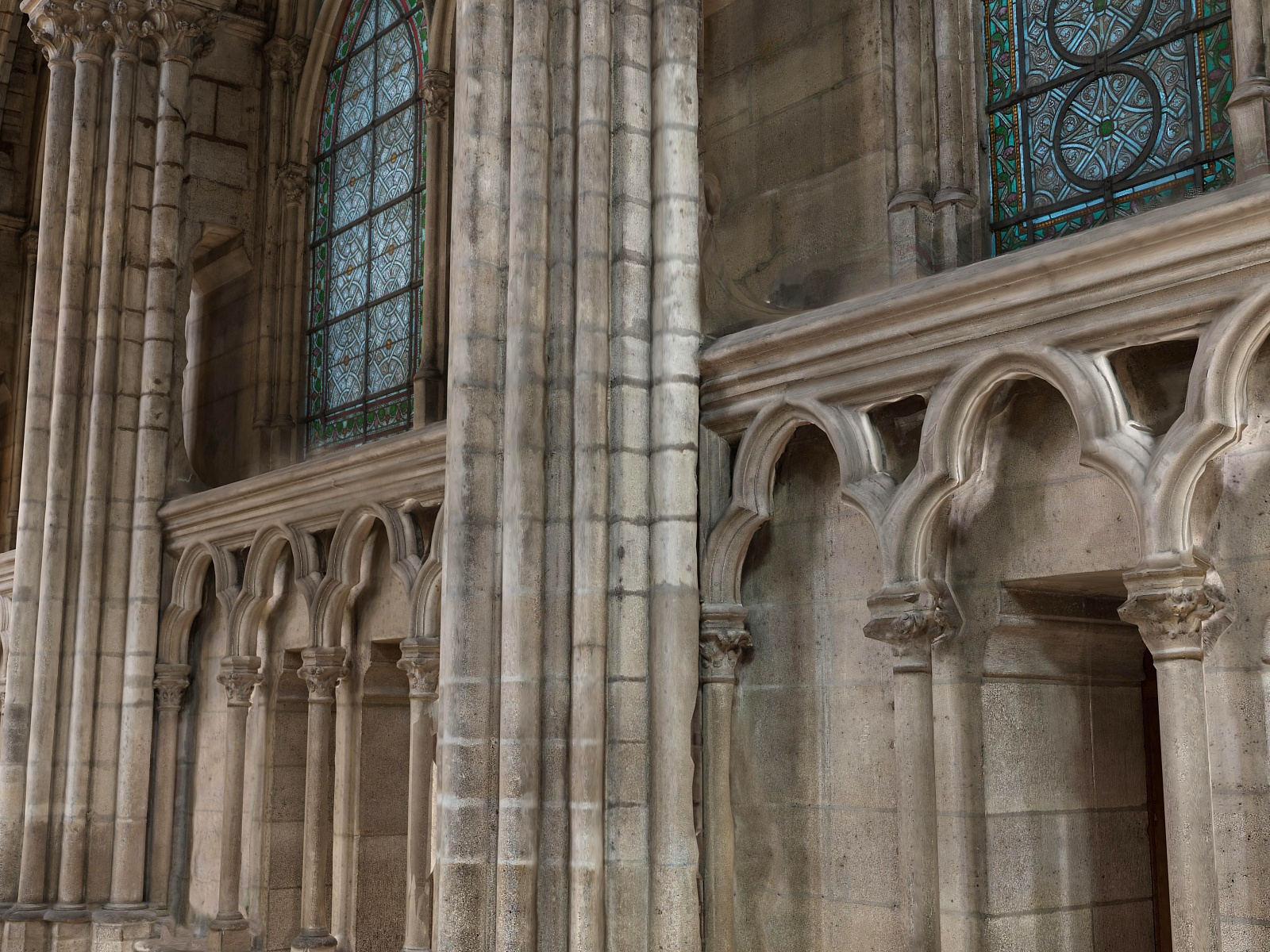 3D gothic wall 16k - TurboSquid 1387218