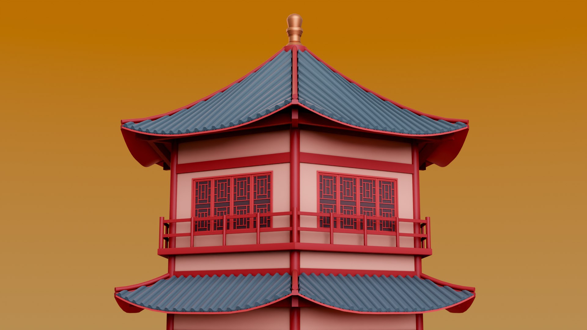 Stylized Chinese Temple 02 3D - TurboSquid 2280440