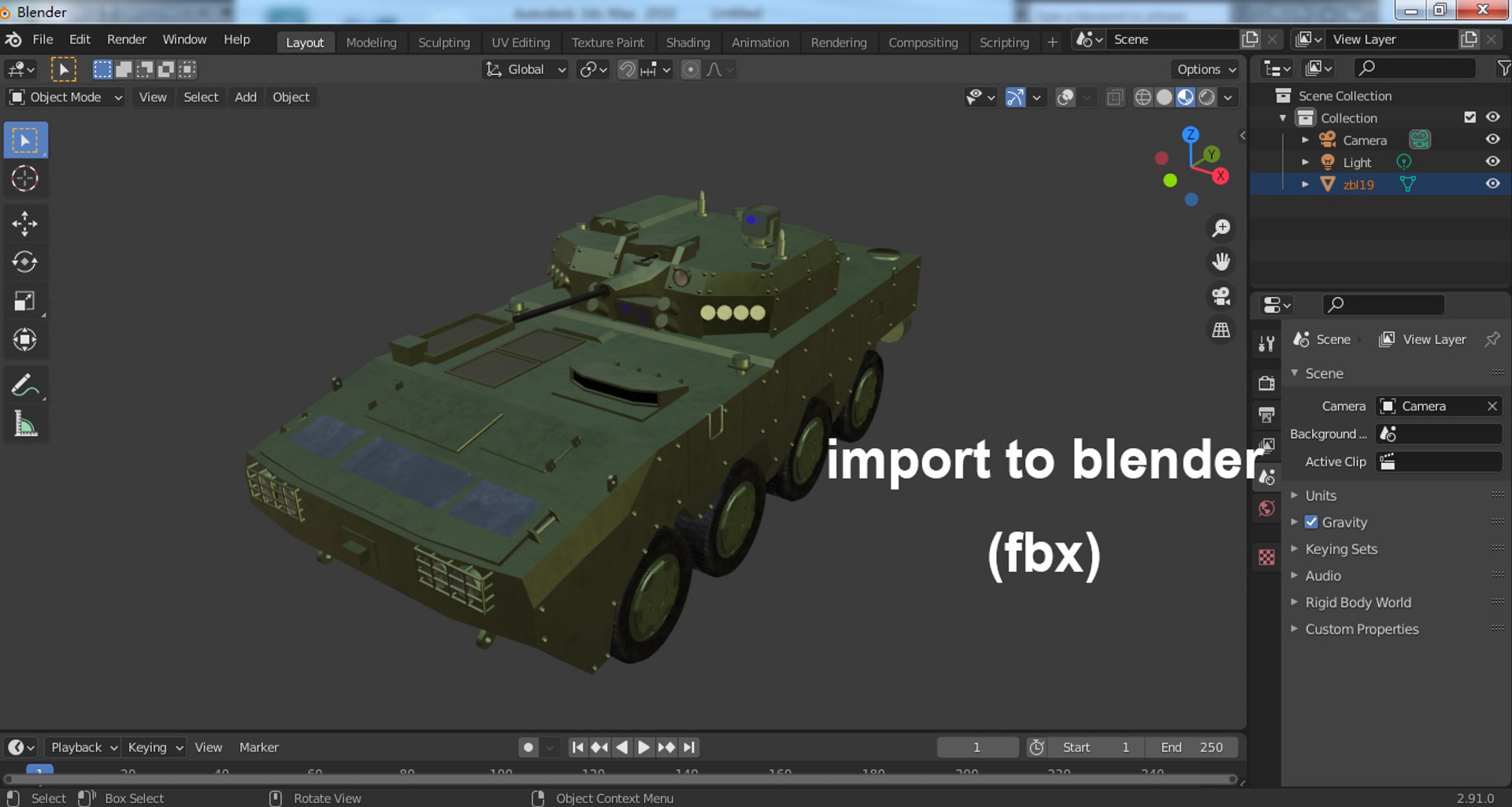 3D Chinese Zbl-19 Infantry Fighting Vehicle - TurboSquid 2252552