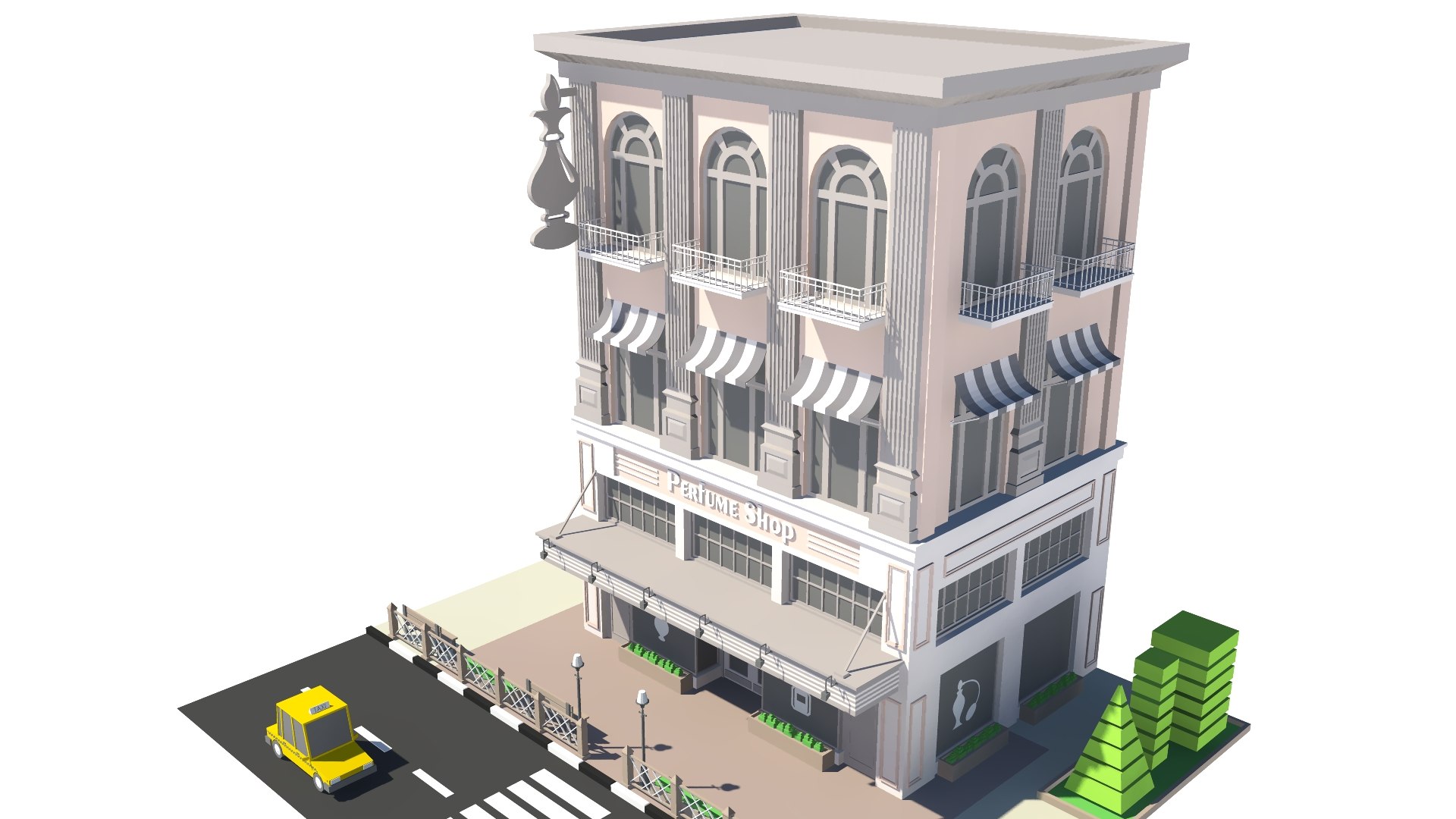 Set 10 Shop Store 3D Model - TurboSquid 1511615