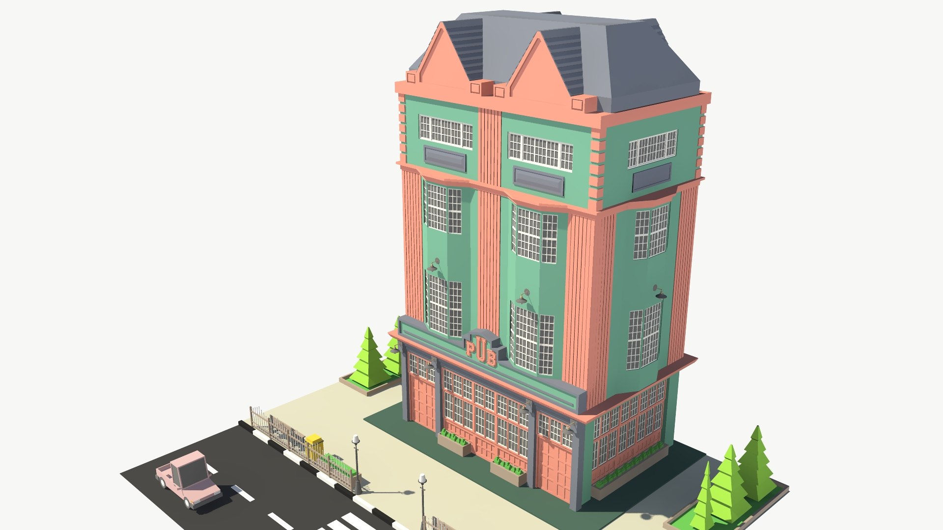 Set 10 Shop Store 3D Model - TurboSquid 1511615