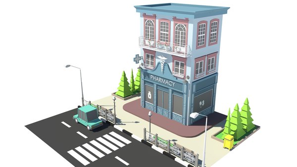 Set 10 shop store 3D model - TurboSquid 1511615