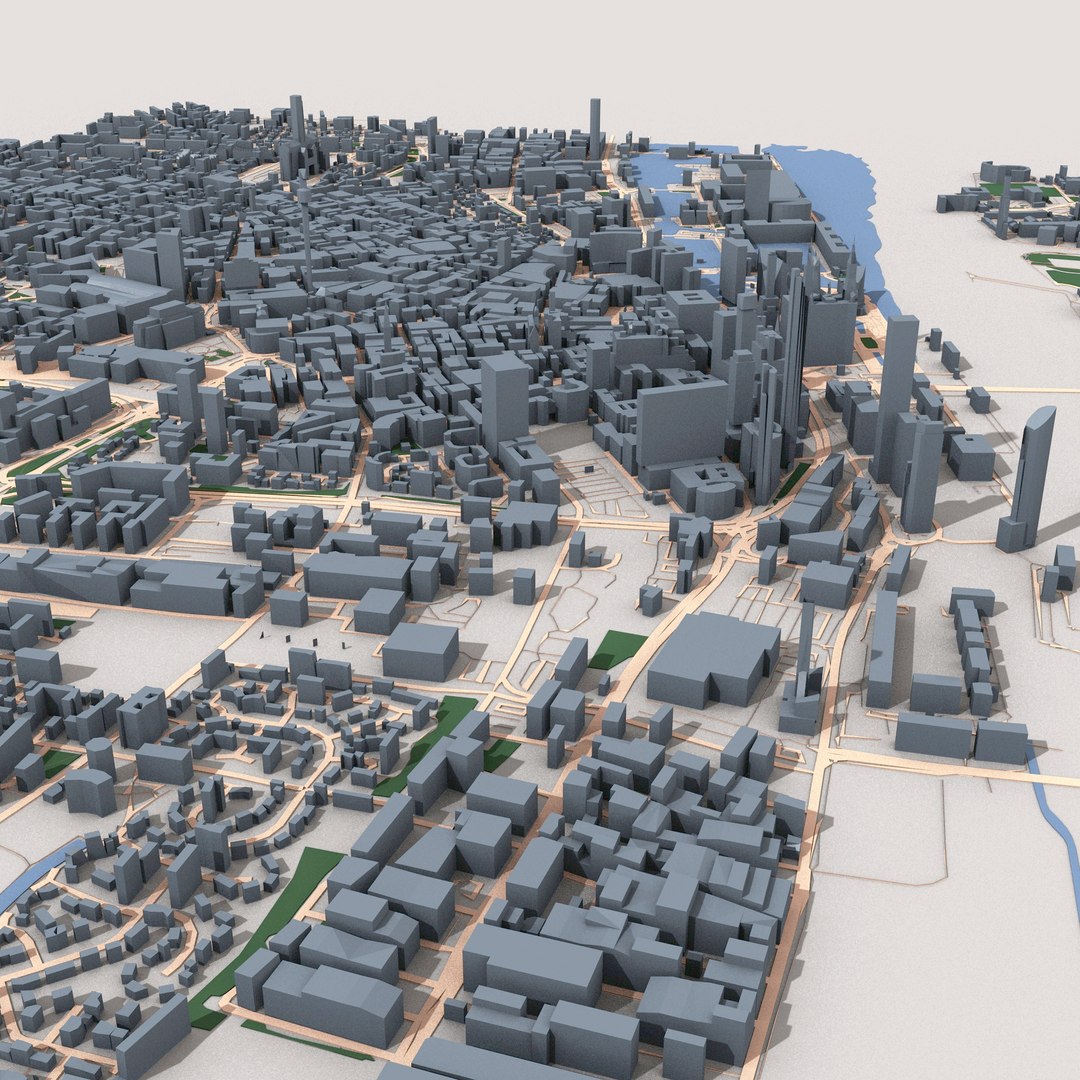 3D Liverpool City United Kingdom Model - TurboSquid 2293718