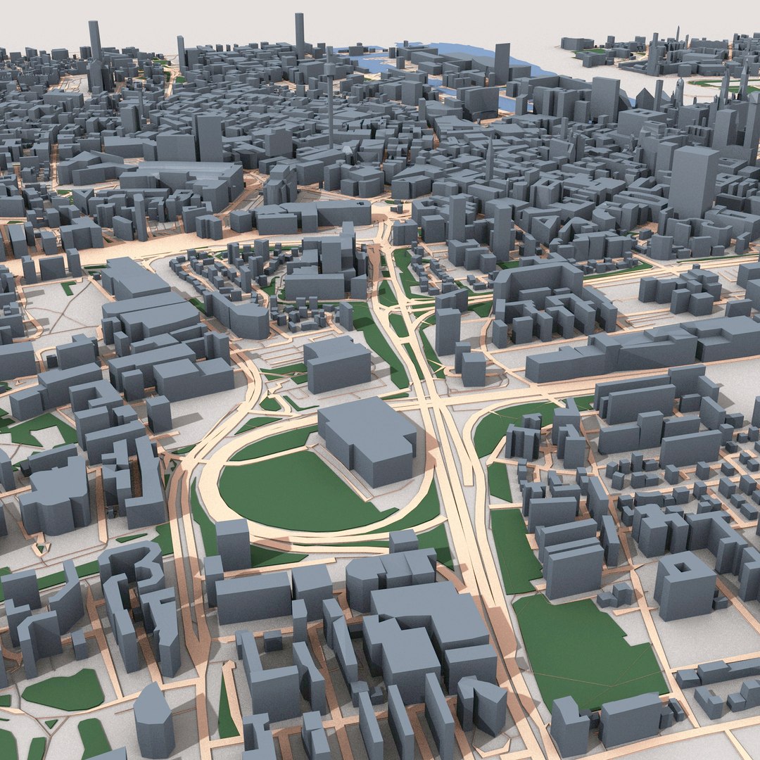 3D Liverpool City United Kingdom Model - TurboSquid 2293718