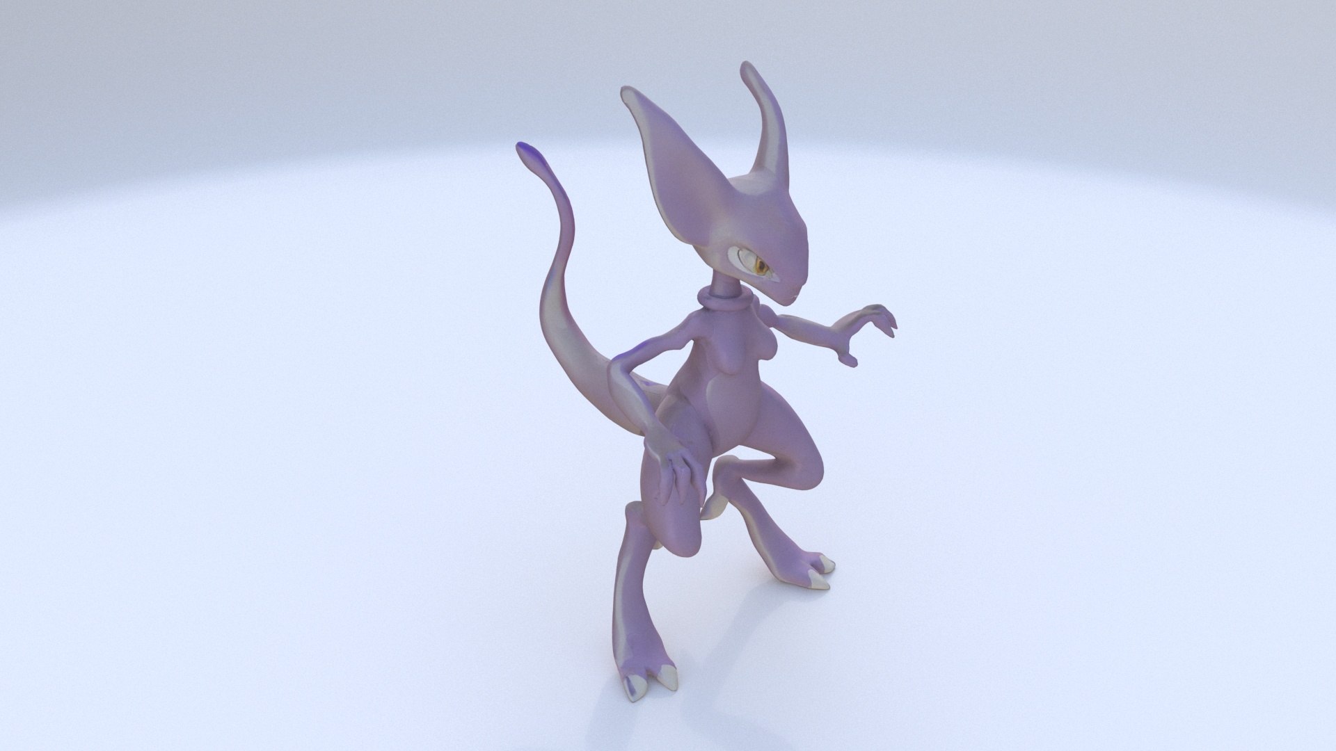 3D Mewtwo - TurboSquid 2333216
