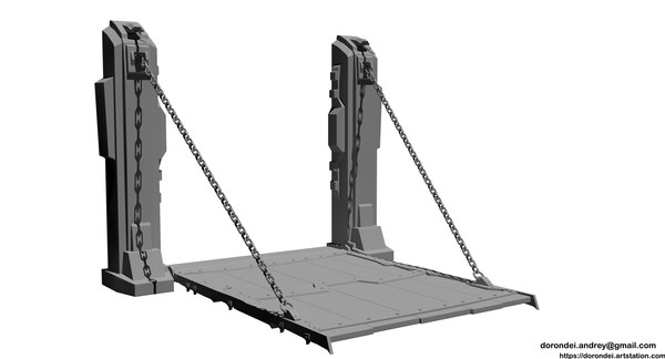 3d gate games design model