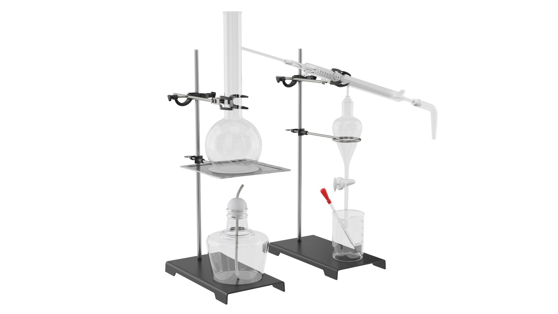 Distillation Kit 3D Model - TurboSquid 1929802