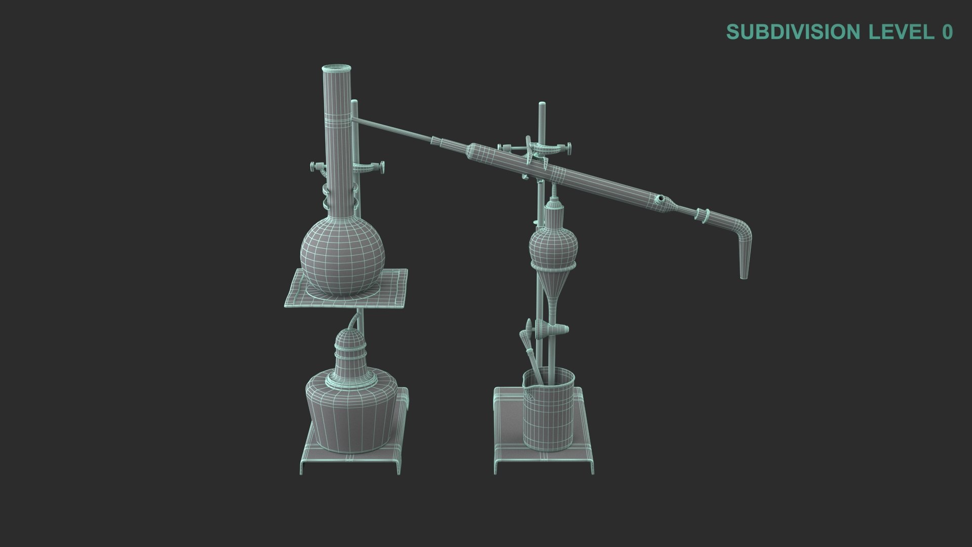 Distillation Kit 3D Model - TurboSquid 1929802