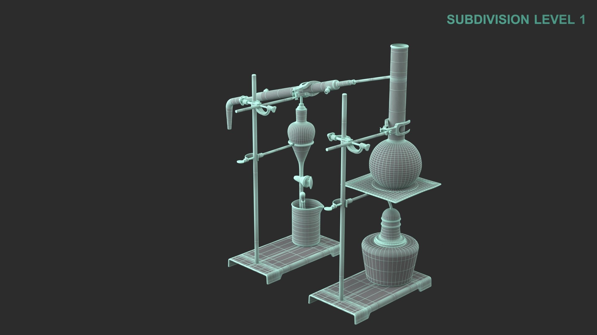 Distillation Kit 3D Model - TurboSquid 1929802