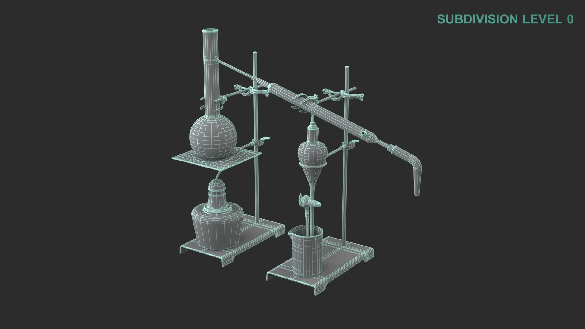 Distillation Kit 3D Model - TurboSquid 1929802
