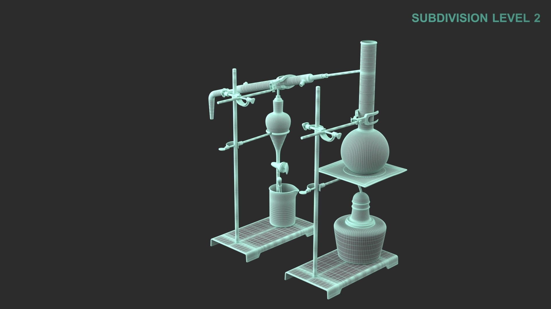 Distillation Kit 3D Model - TurboSquid 1929802