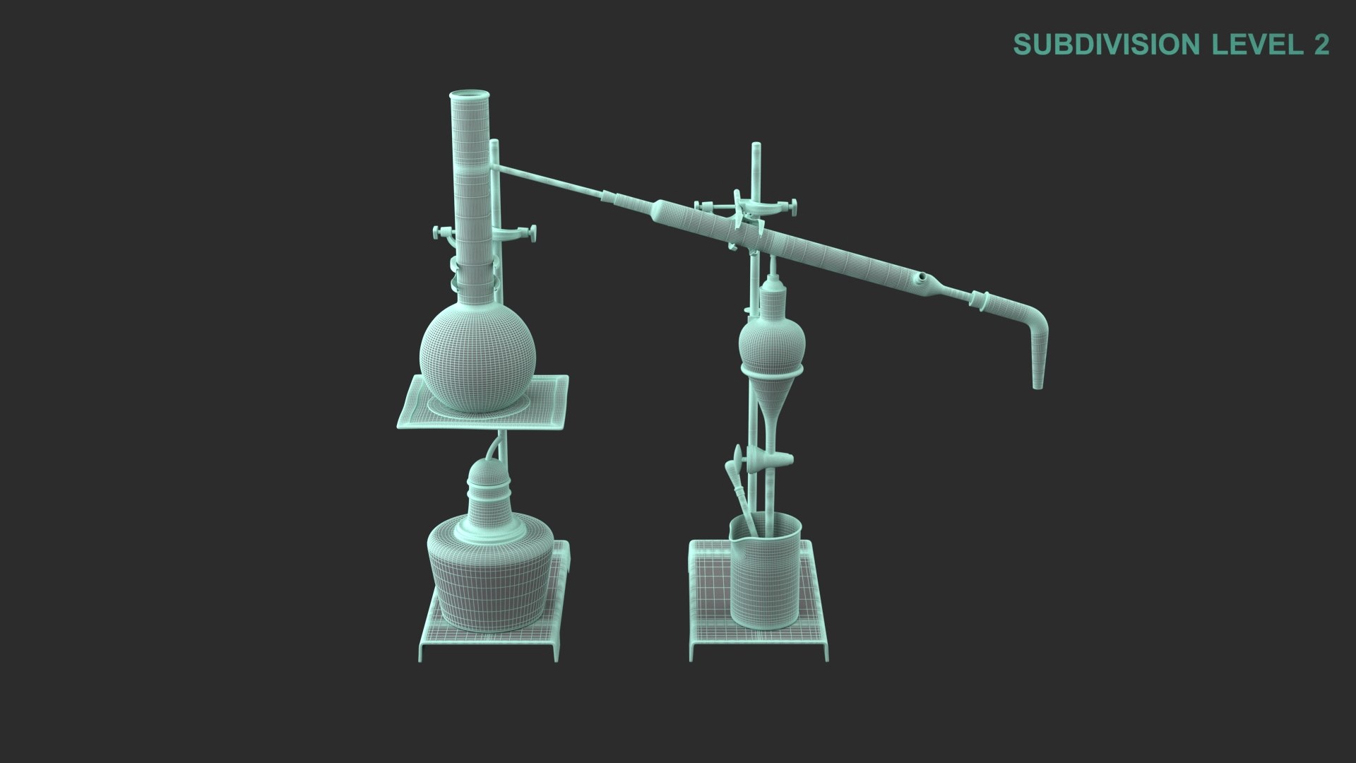 Distillation Kit 3D Model - TurboSquid 1929802