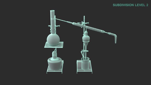 modelo 3d Kit de destilación - TurboSquid 1929802