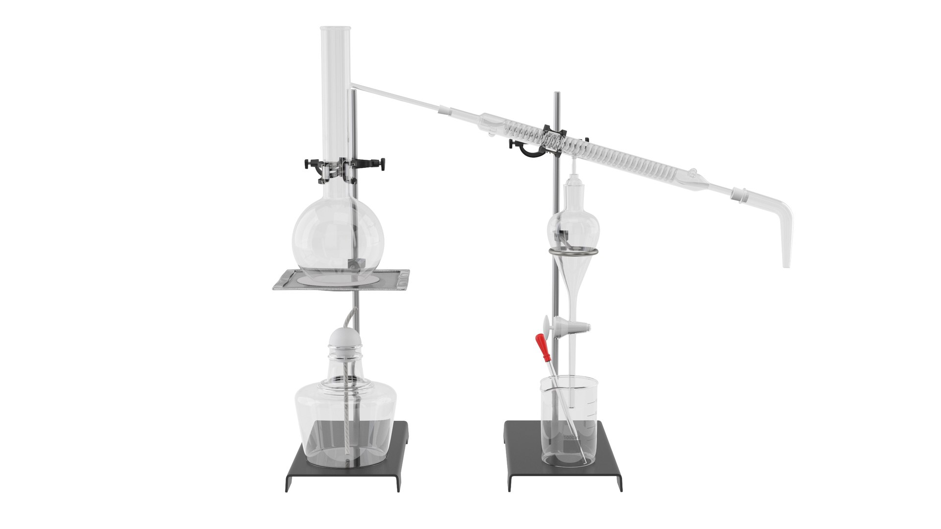 Distillation Kit 3D Model - TurboSquid 1929802