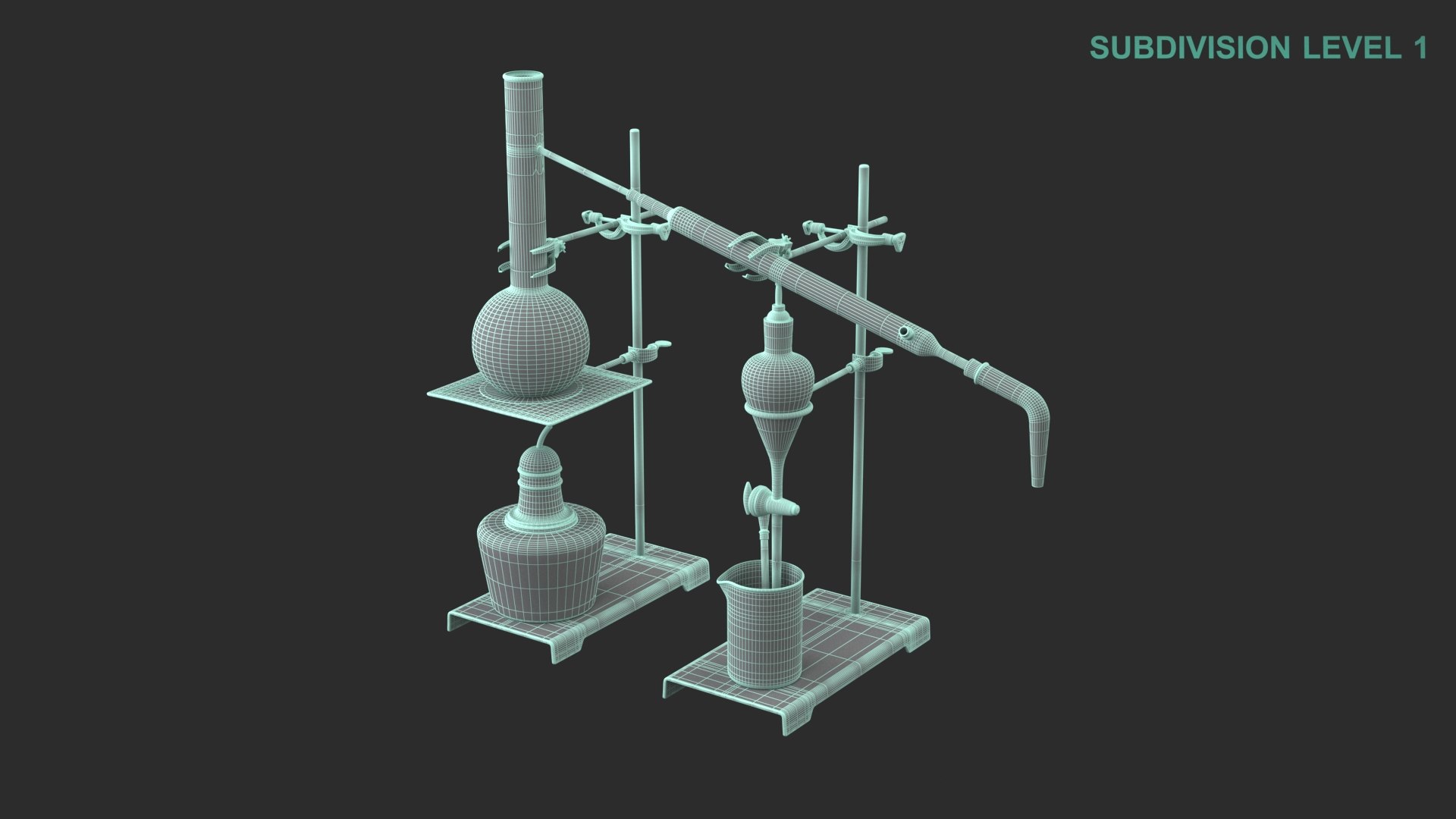 Distillation Kit 3D Model - TurboSquid 1929802