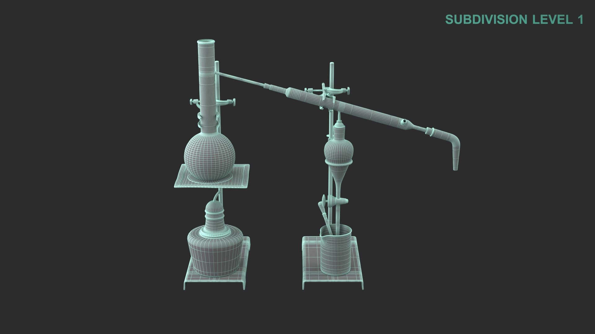 Distillation Kit 3D Model - TurboSquid 1929802