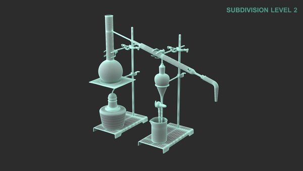 modelo 3d Kit de destilación - TurboSquid 1929802