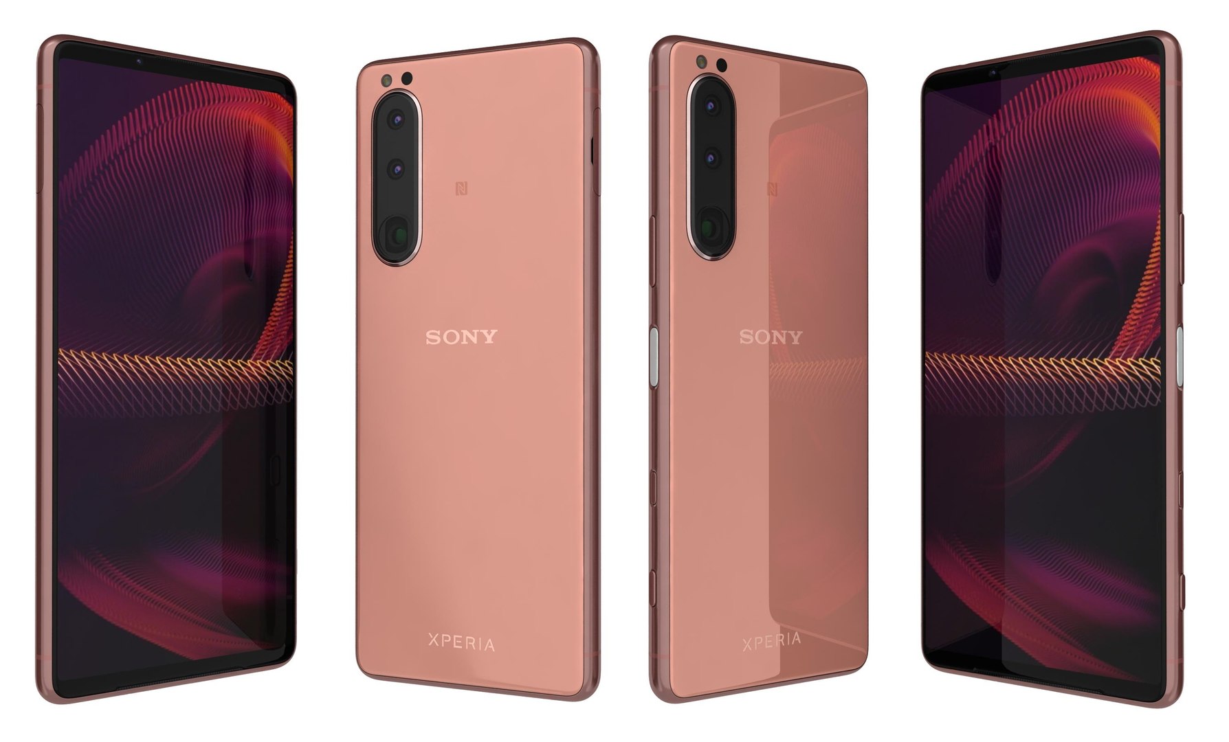 Sony Xperia 5 III Pink 3D Model - TurboSquid 1800403