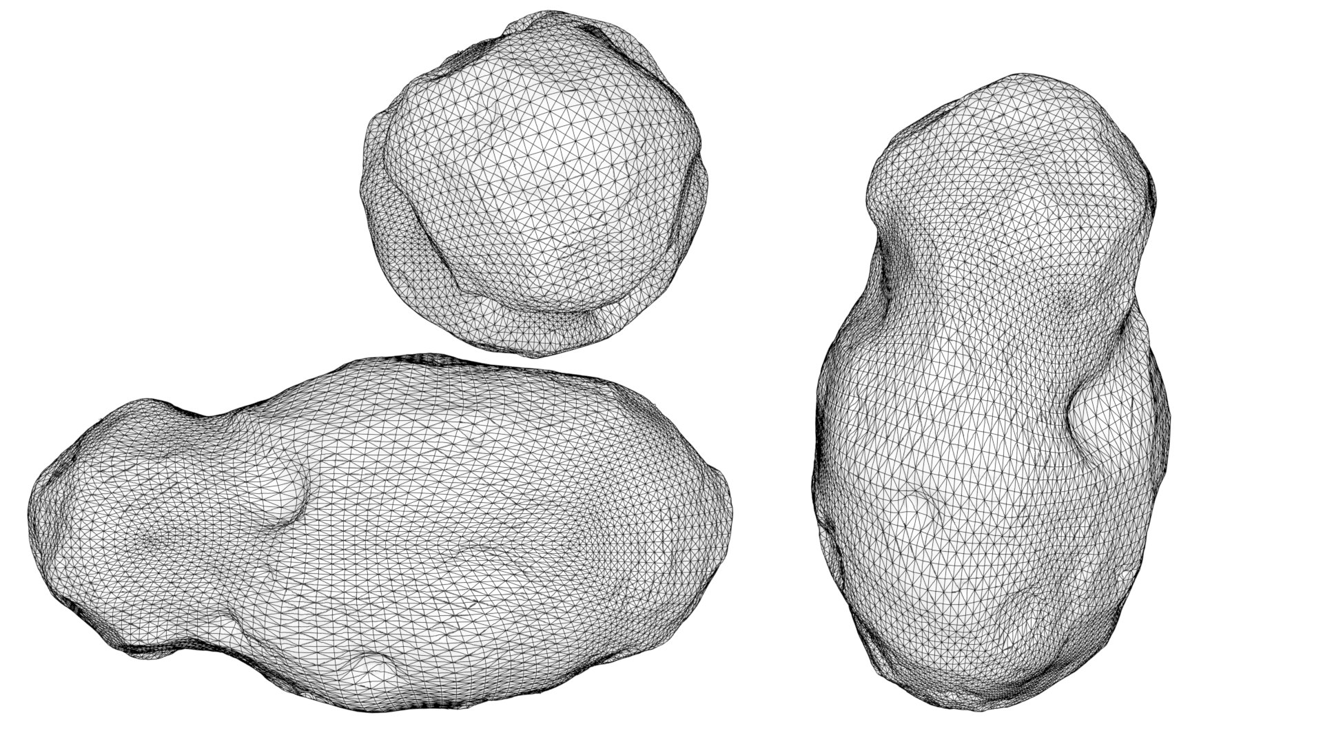 19P Borrelly Comet Nucleus 3D - TurboSquid 2310549