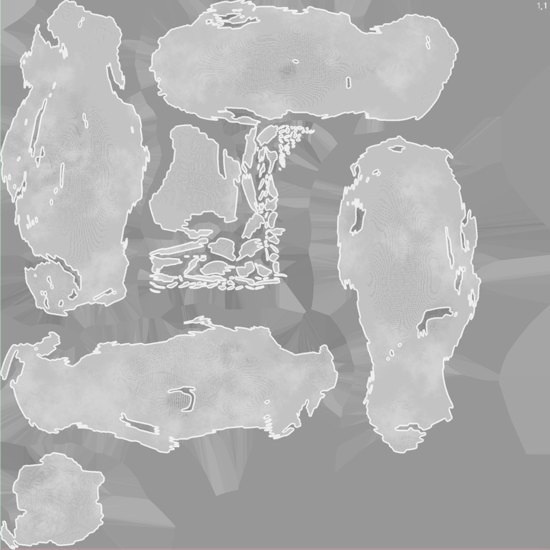 19P Borrelly Comet Nucleus 3D - TurboSquid 2310549