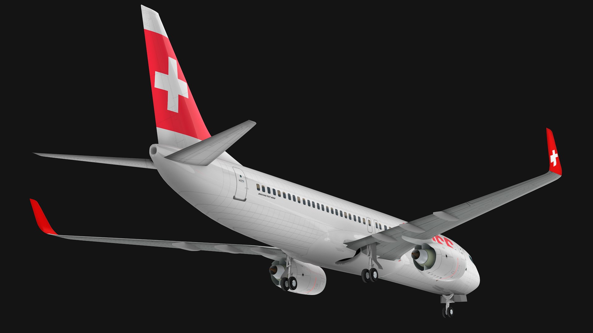 3D Boeing 737-800 Swiss International Air Lines - TurboSquid 2021787