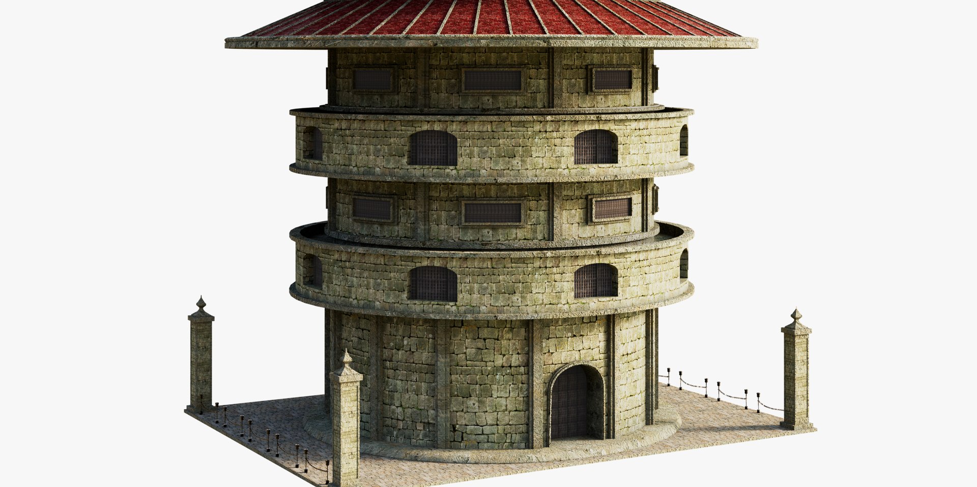 Fantasy Ancient Tower 3D model - TurboSquid 2147332