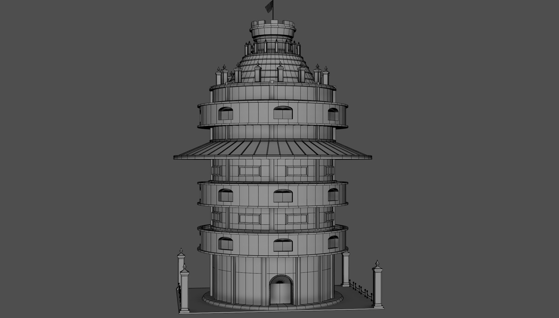 Fantasy Ancient Tower 3D model - TurboSquid 2147332